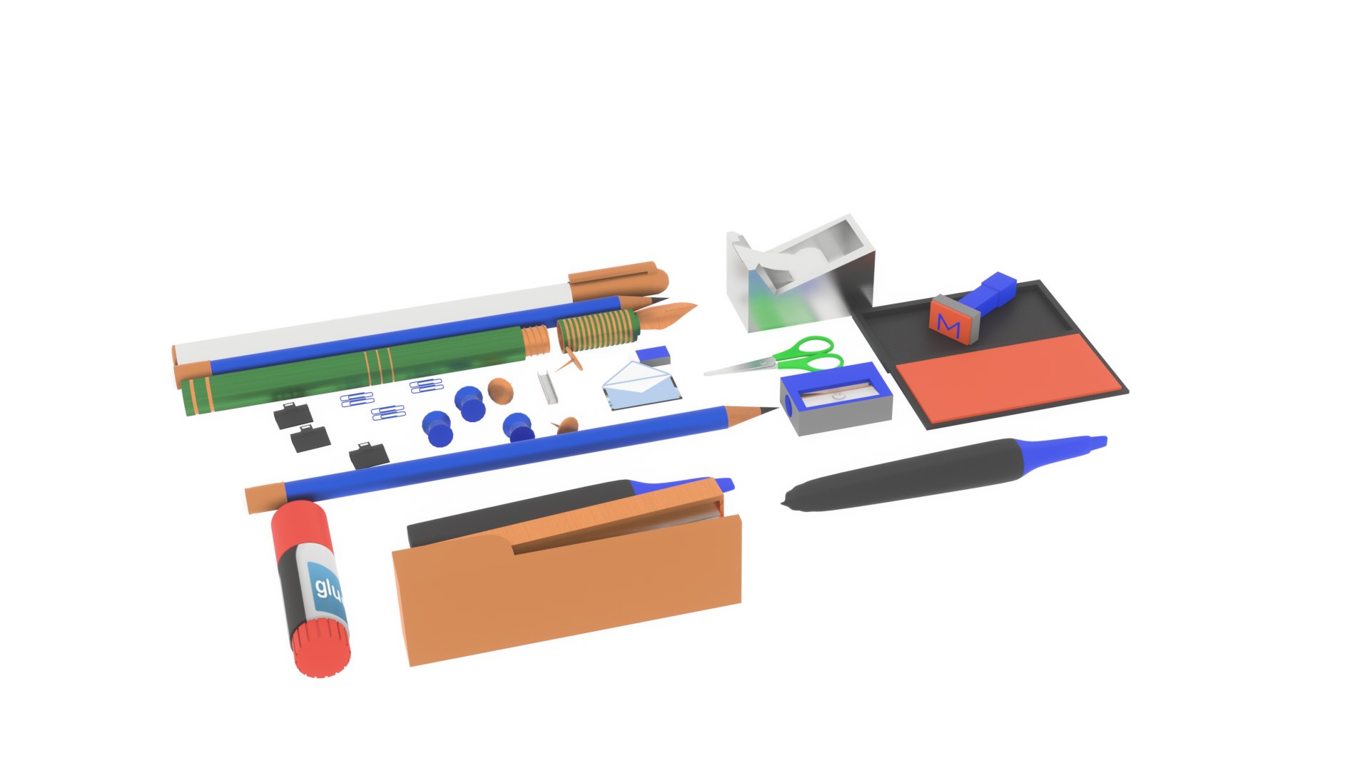 3D Office Staff Collection Model - TurboSquid 1993032