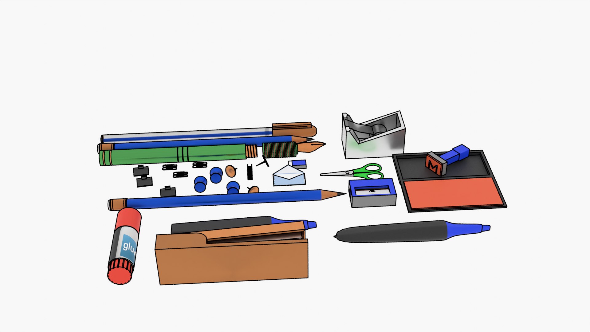 3D Office Staff Collection Model - TurboSquid 1993032