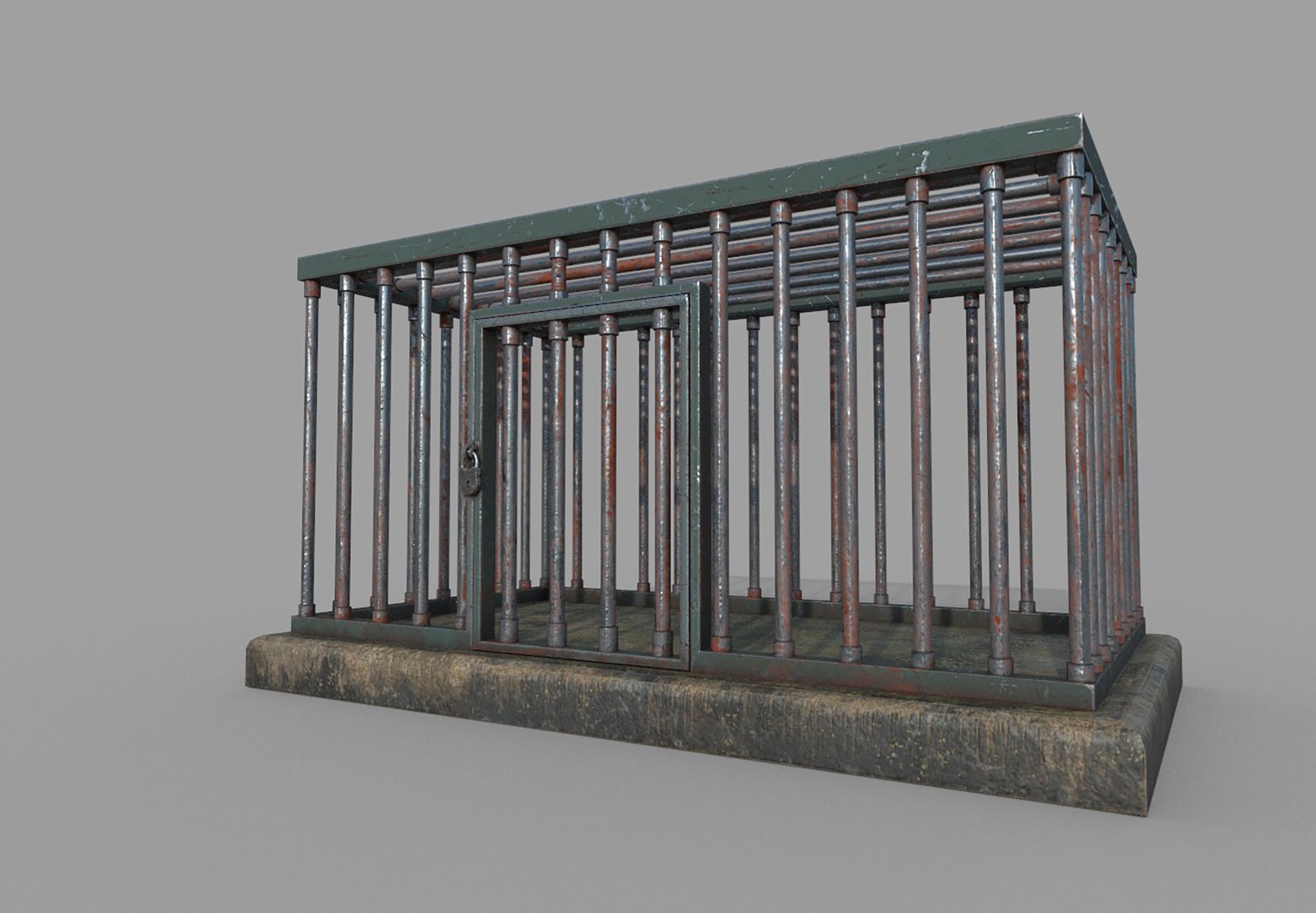 Old Cage Model - TurboSquid 1764779