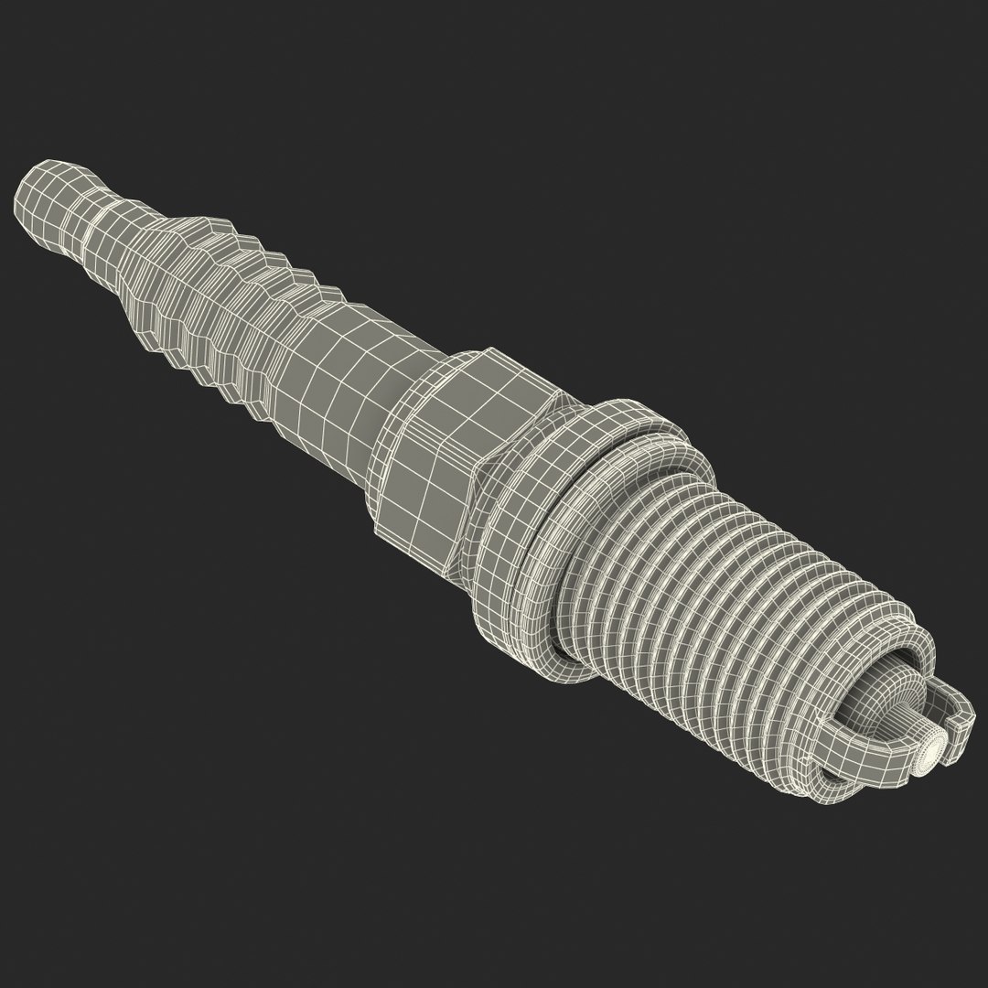 Spark Plug Dual Electrode 3d Model