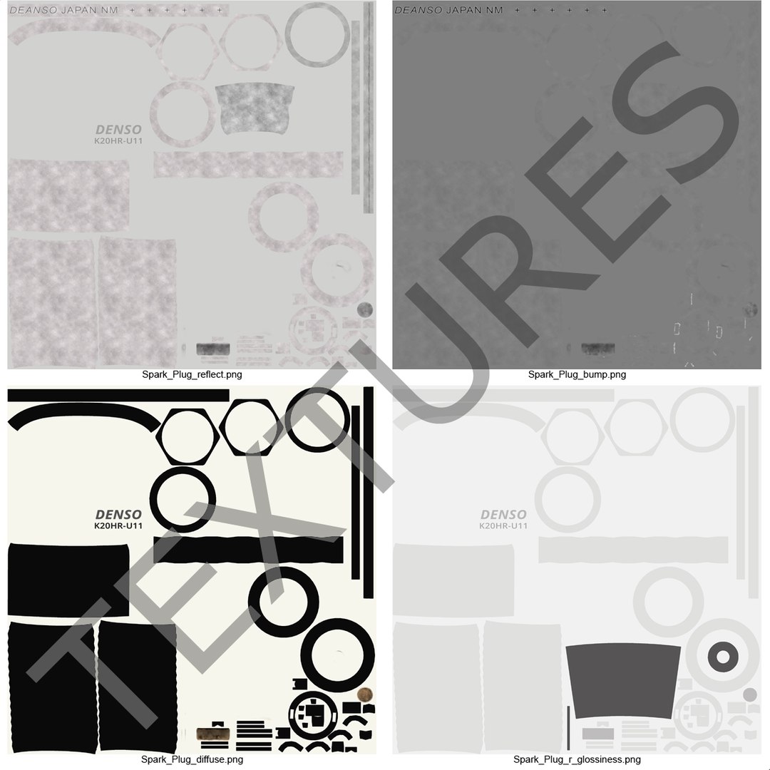 Spark Plug Dual Electrode 3d Model