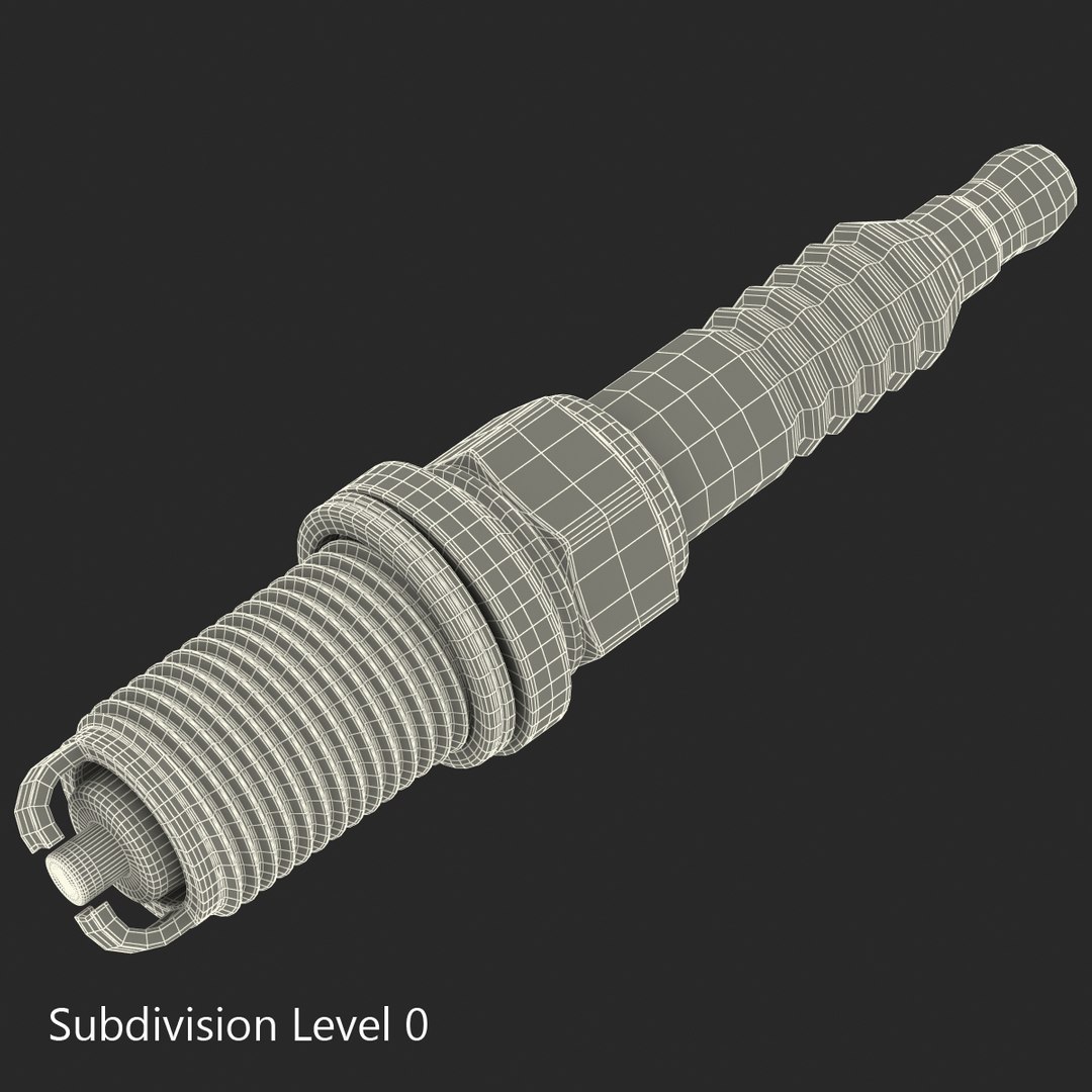 Spark Plug Dual Electrode 3d Model