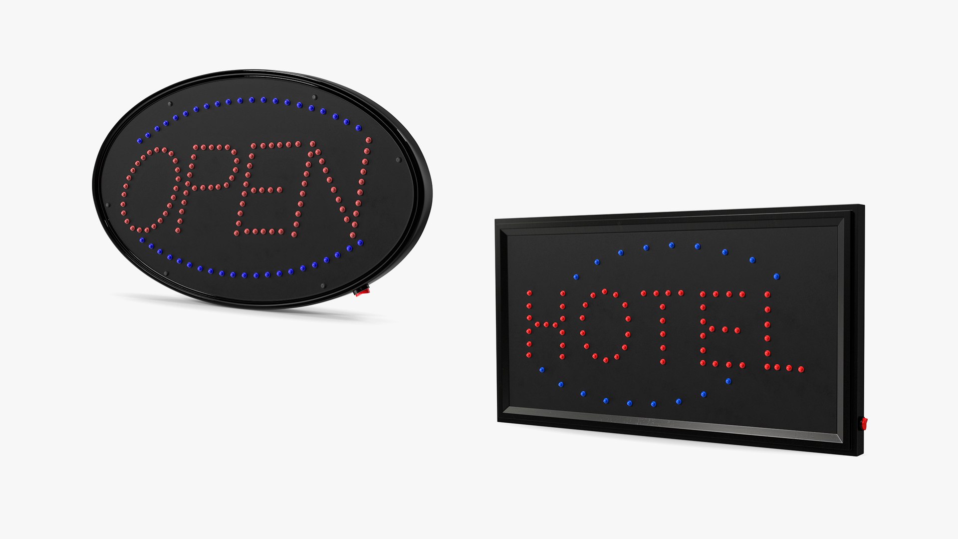 3D Light Sign Boards Collection - TurboSquid 2118720