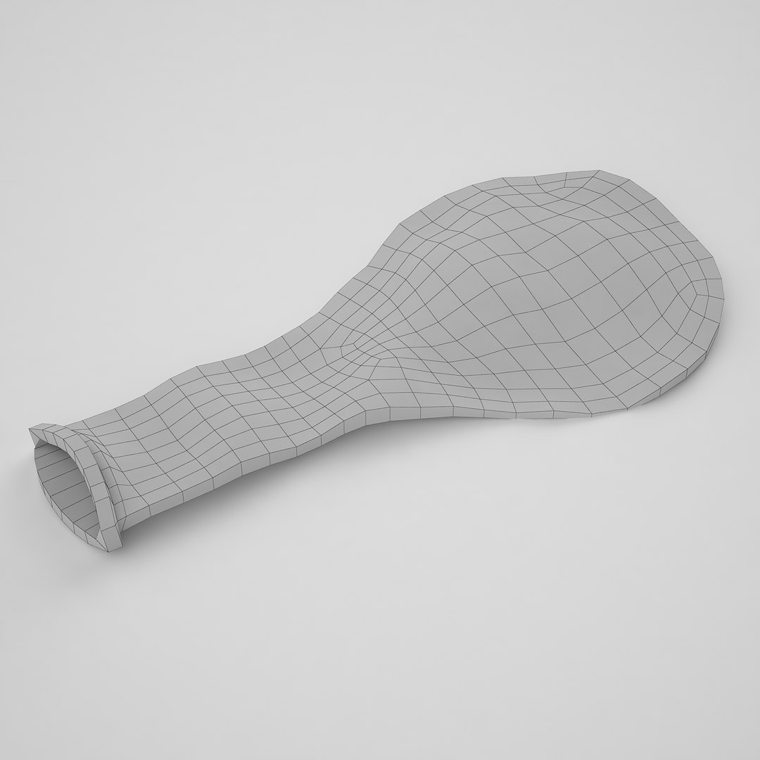 3D flat balloon ball - TurboSquid 1475042