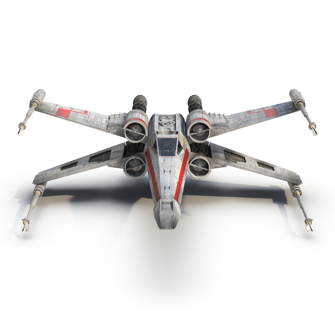 star wars x wing 3d max