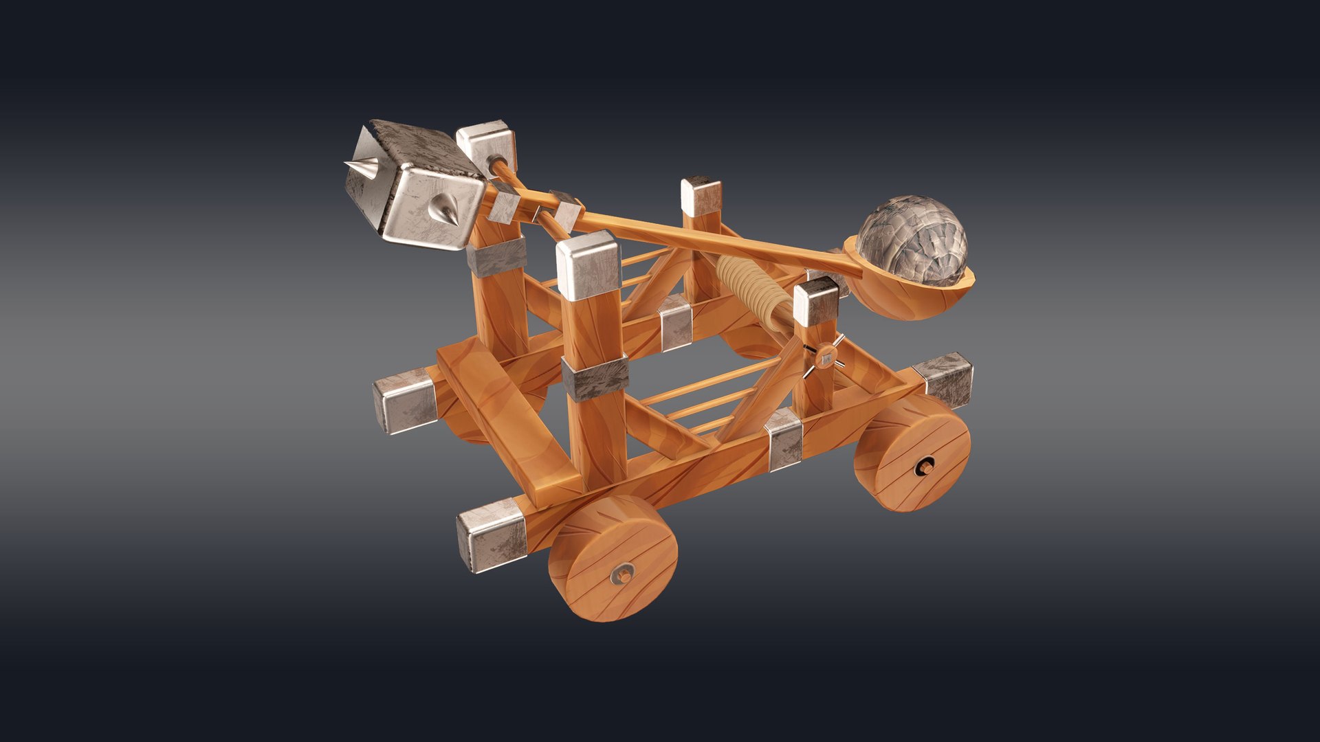 3D Medieval Catapult 3D Model - TurboSquid 2122511