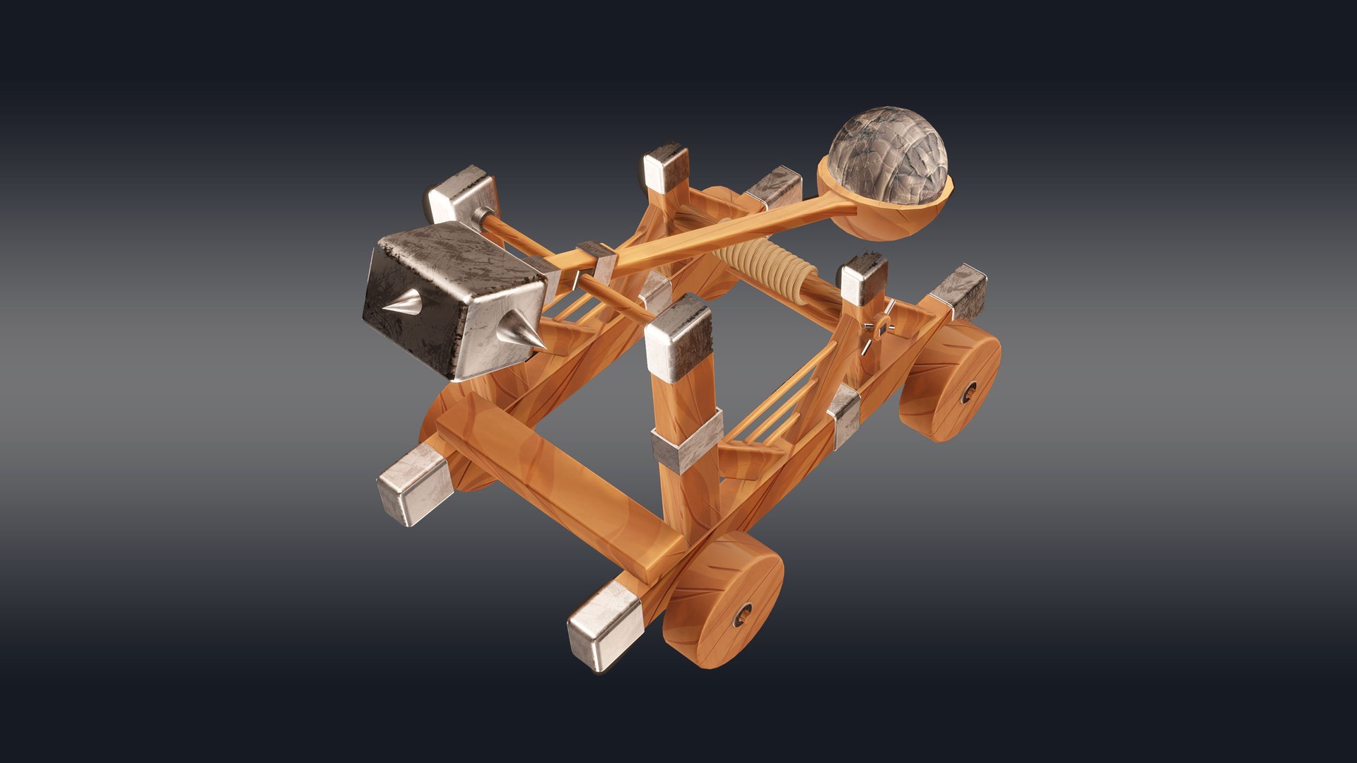 3D Medieval Catapult 3D Model - TurboSquid 2122511