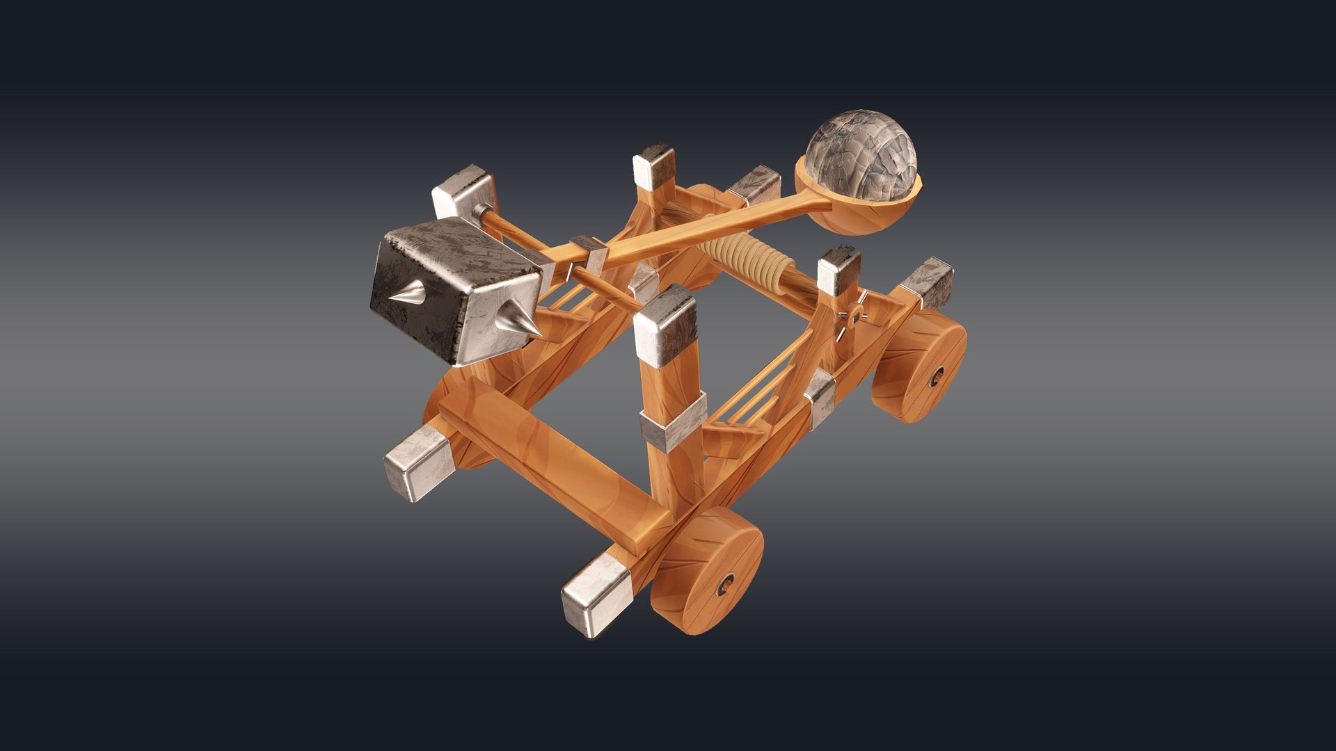 3D Medieval Catapult 3D Model - TurboSquid 2122511
