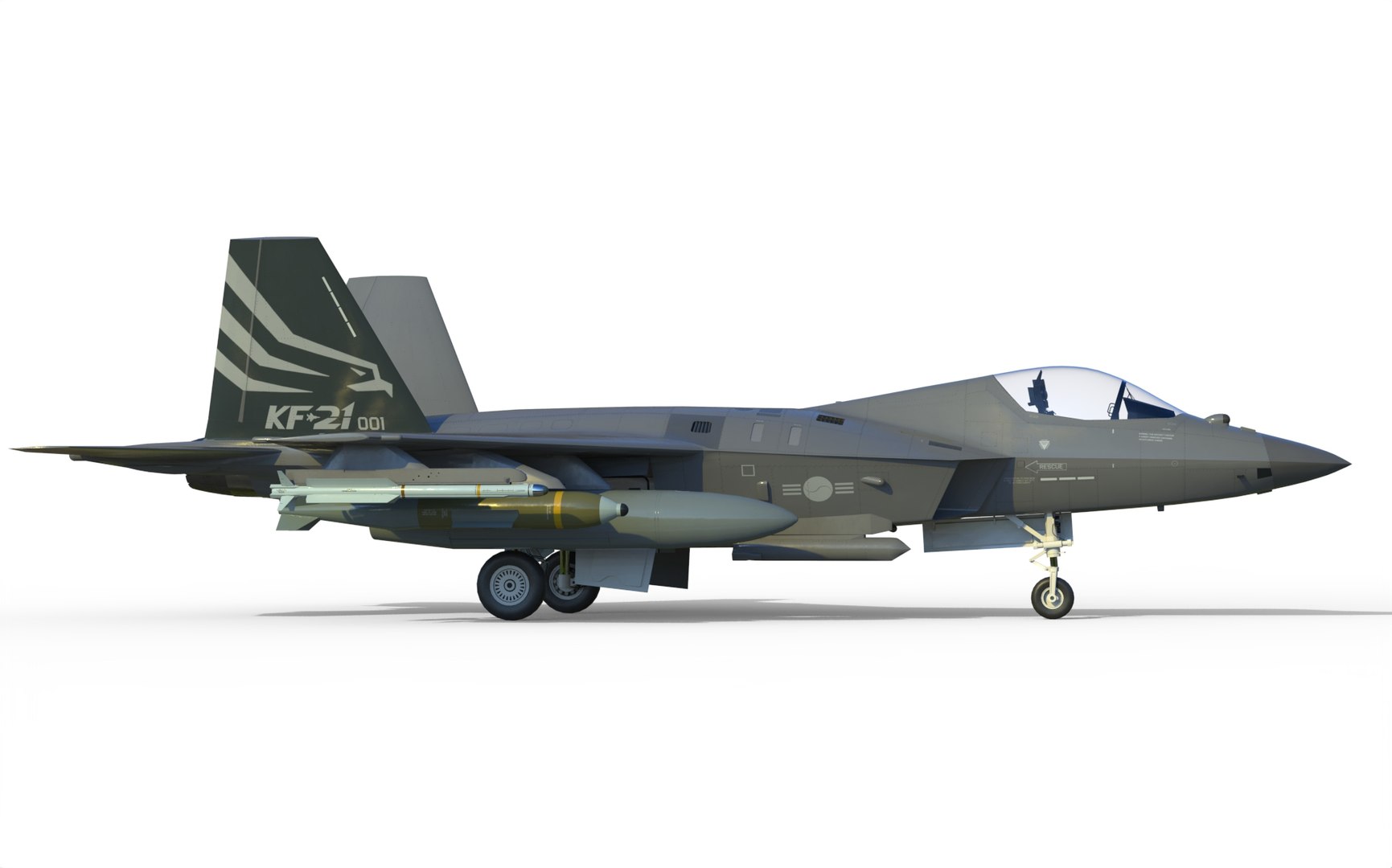 KAI KF-21 Boramae Fighter 3D - TurboSquid 2183870