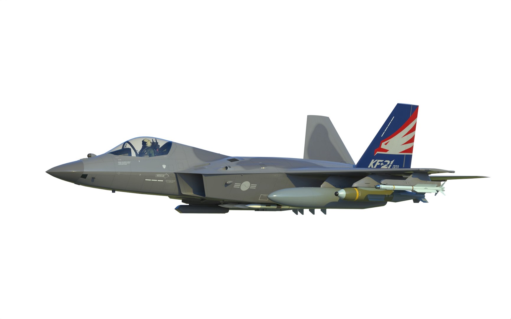 KAI KF-21 Boramae Fighter 3D - TurboSquid 2183870