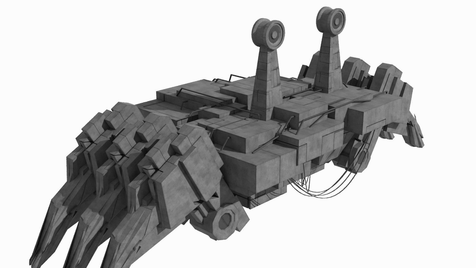 Sci Fi Creatures Crab SA-1 - Low Poly 3D Model - TurboSquid 2017625