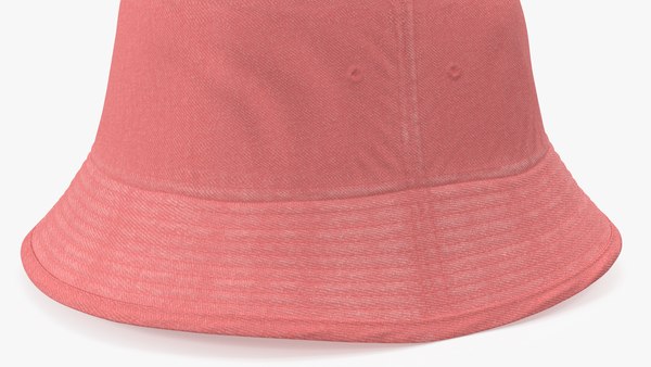3D Classic Cotton Bucket Hat model - TurboSquid 1714282
