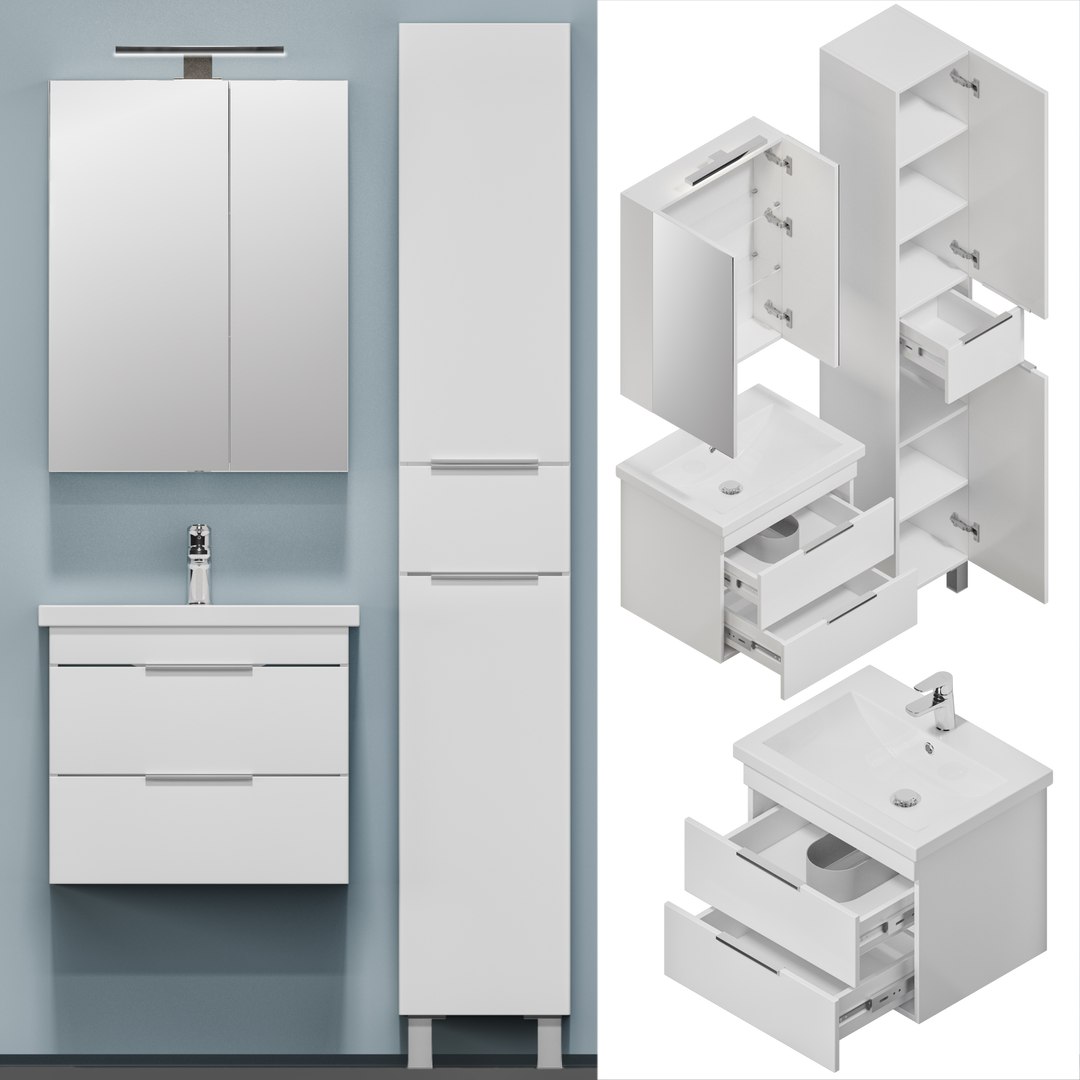 Stworki Copenhagen 60-70-80 And Pencil Case Model - TurboSquid 2189587