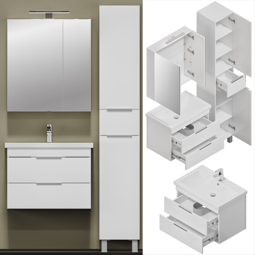 Stworki Copenhagen 60-70-80 And Pencil Case Model - TurboSquid 2189587