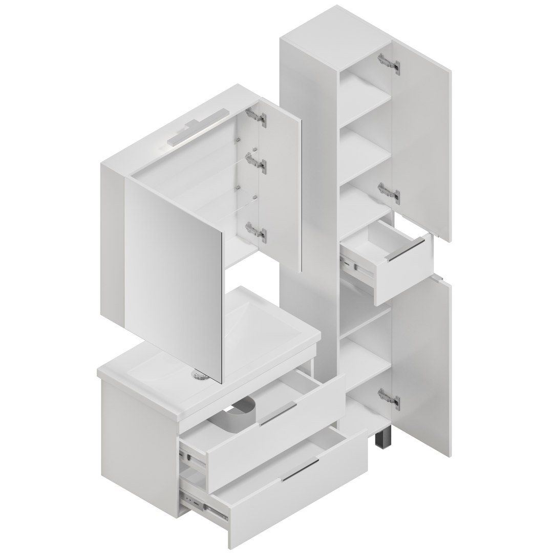 Stworki Copenhagen 60-70-80 And Pencil Case Model - TurboSquid 2189587