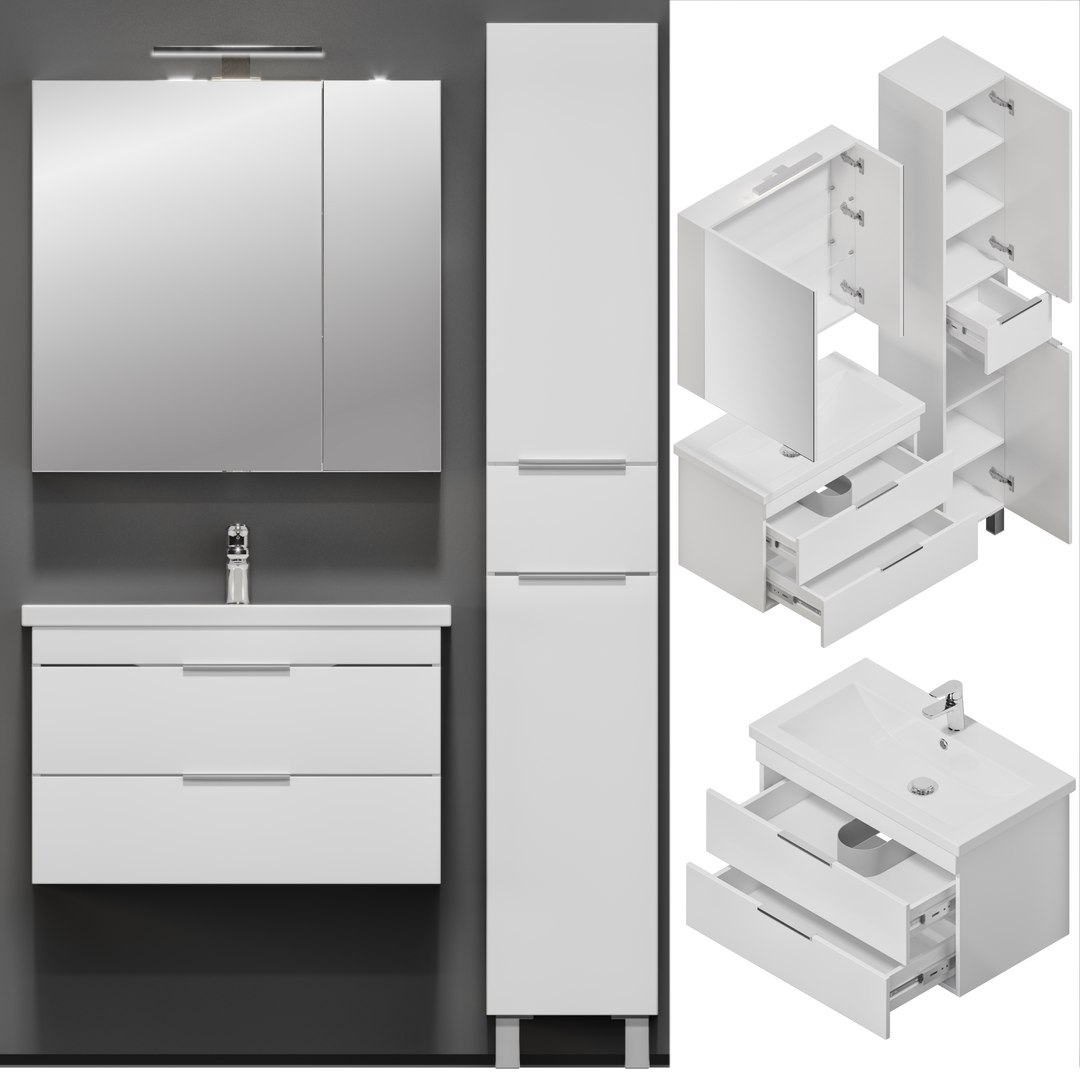 Stworki Copenhagen 60-70-80 And Pencil Case Model - TurboSquid 2189587