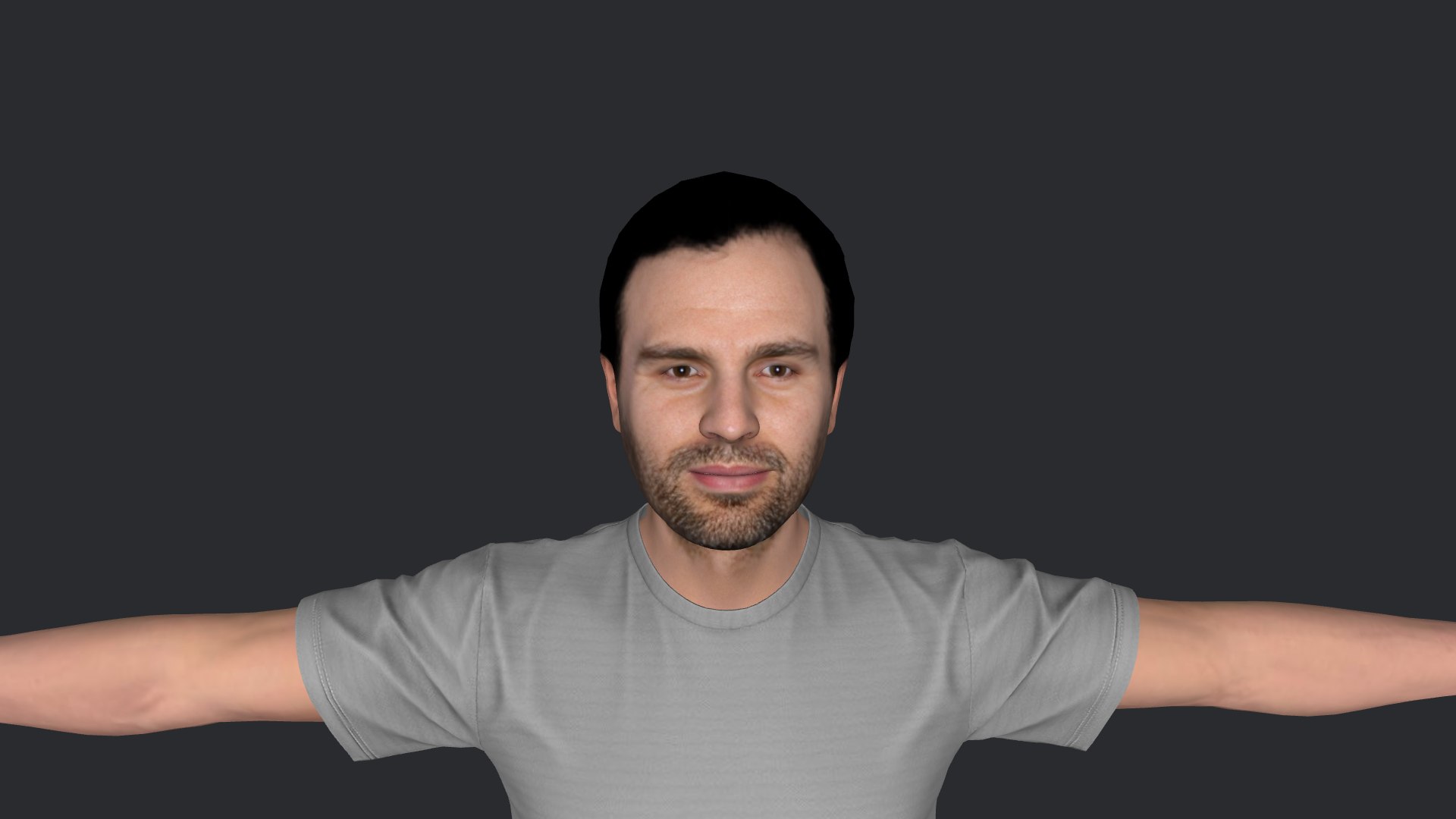3D Mark Ruffalo Hyper Realistic Full Body Fully Rigged 3D Character ...