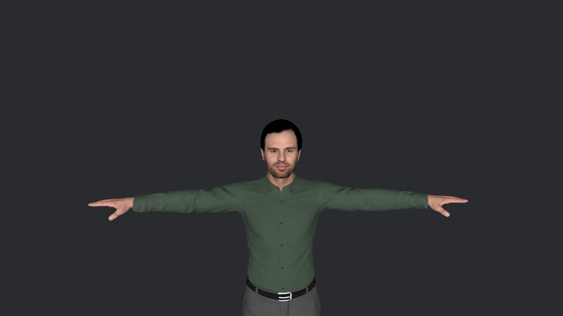 3D Mark Ruffalo Hyper Realistic Full Body Fully Rigged 3D Character ...