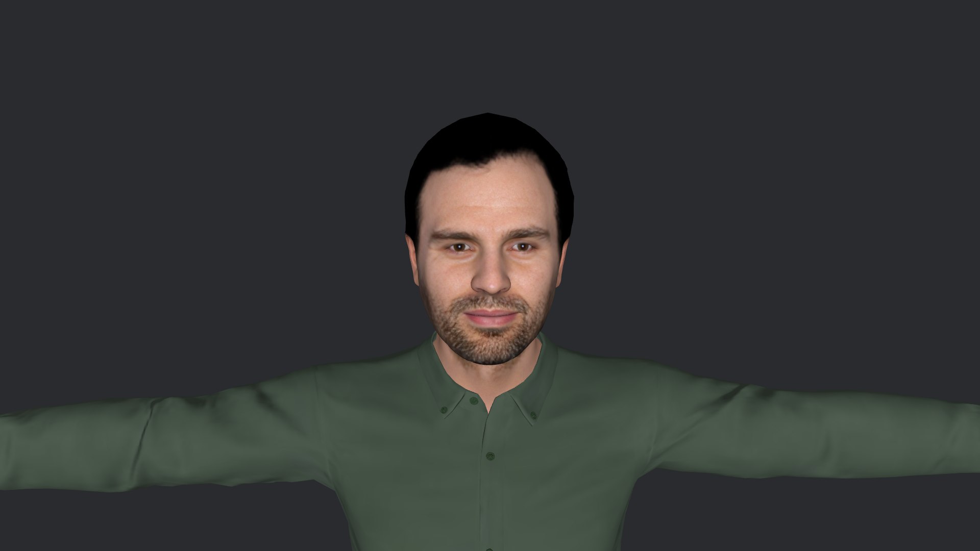 3D Mark Ruffalo Hyper Realistic Full Body Fully Rigged 3D Character ...