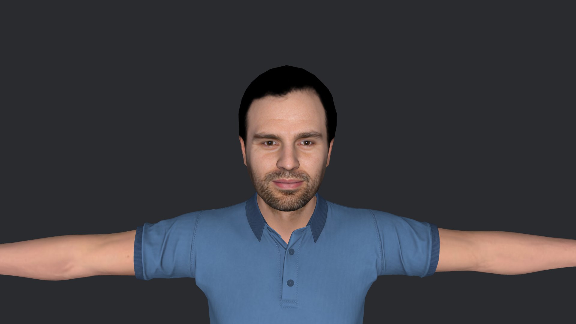 3D Mark Ruffalo Hyper Realistic Full Body Fully Rigged 3D Character ...