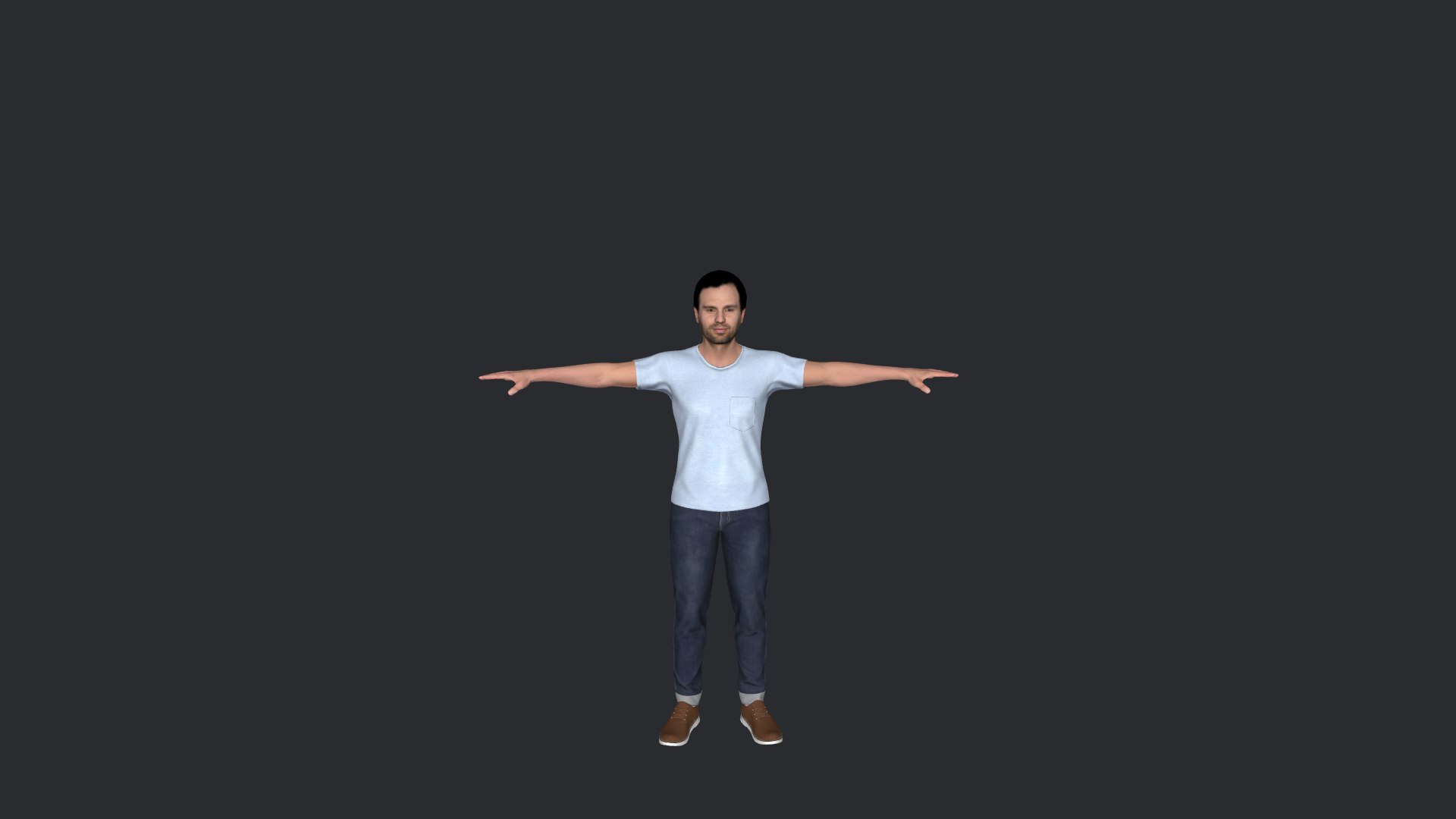 3D Mark Ruffalo Hyper Realistic Full Body Fully Rigged 3D Character ...