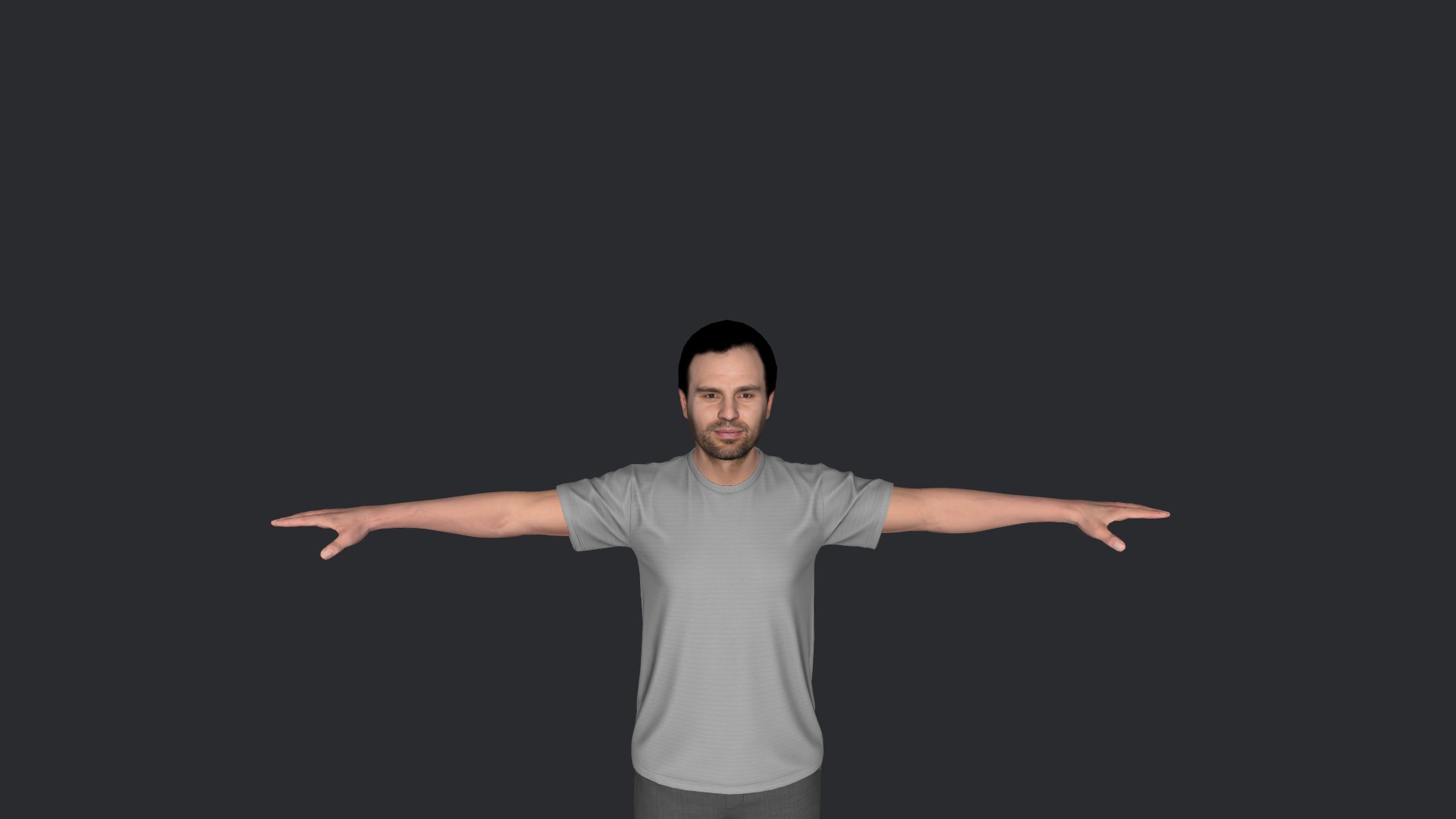 3D Mark Ruffalo Hyper Realistic Full Body Fully Rigged 3D Character ...