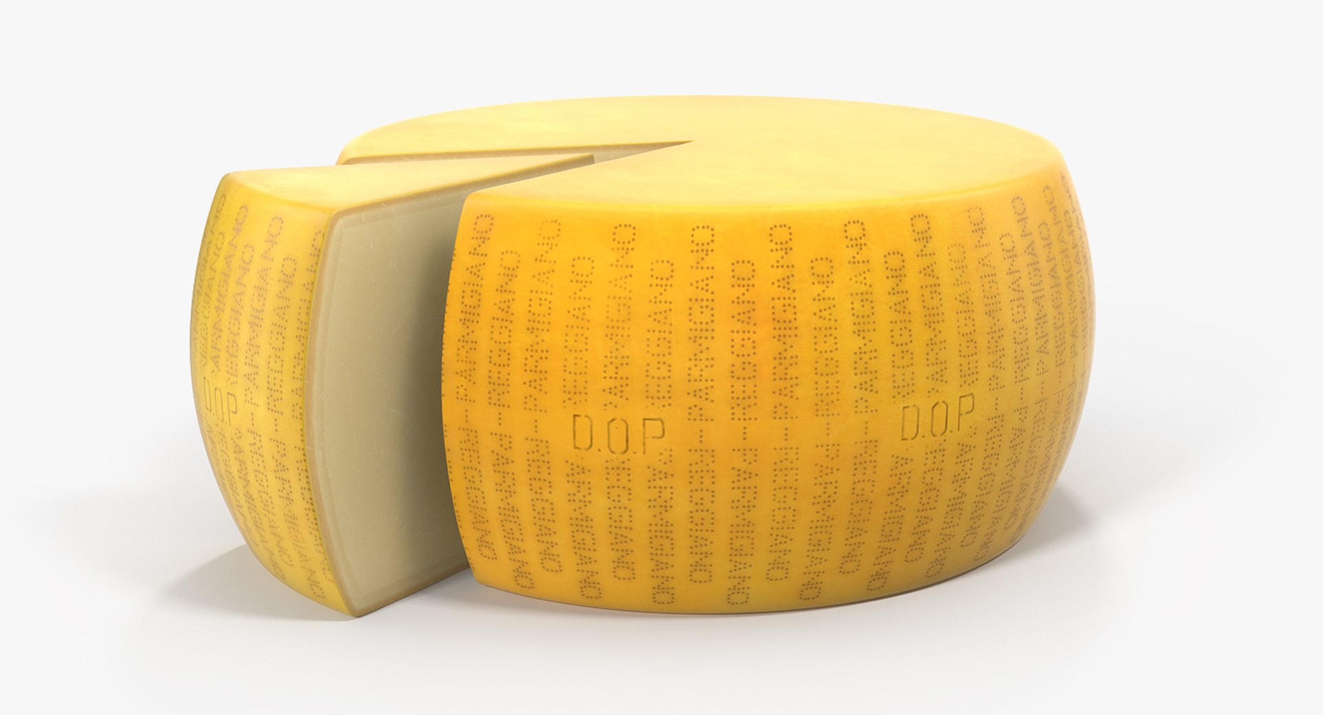 3D Wheel Cheese Piece Cut Model - TurboSquid 1288766