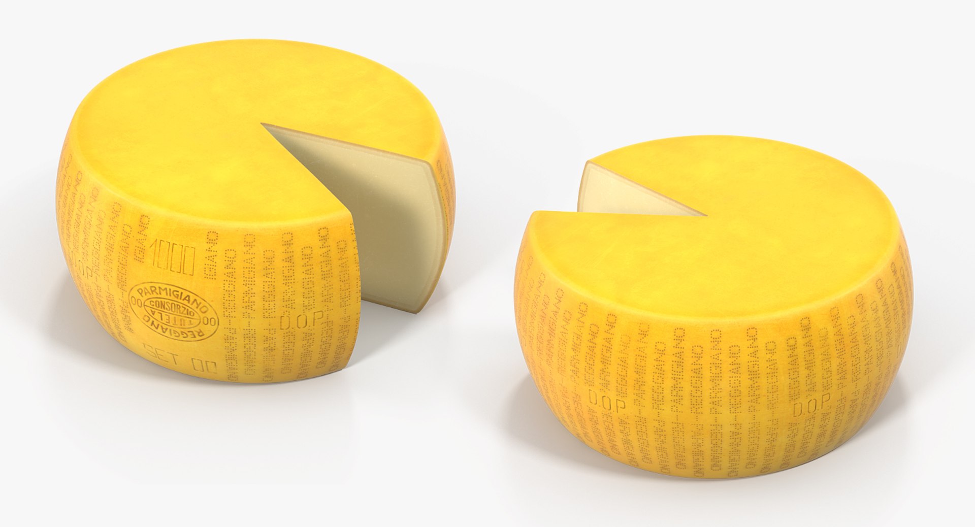 3D Wheel Cheese Piece Cut Model - TurboSquid 1288766