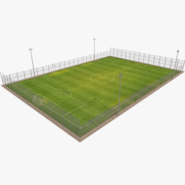3d model football stadium st