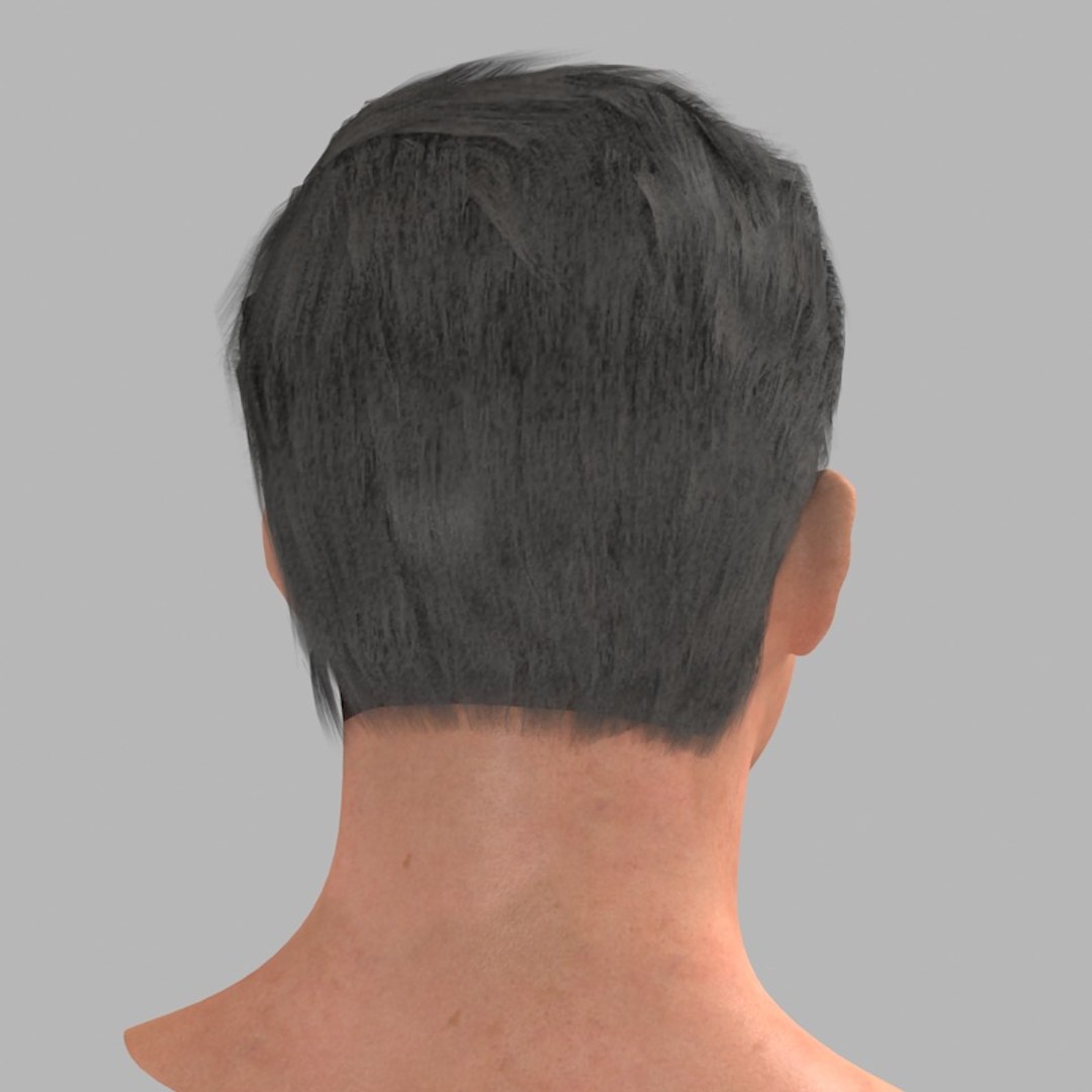 3D Realistic Asian Man Head - TurboSquid 1206035