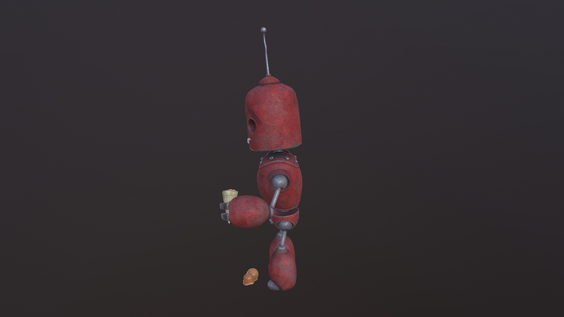 3D Sad Robot model - TurboSquid 2171570