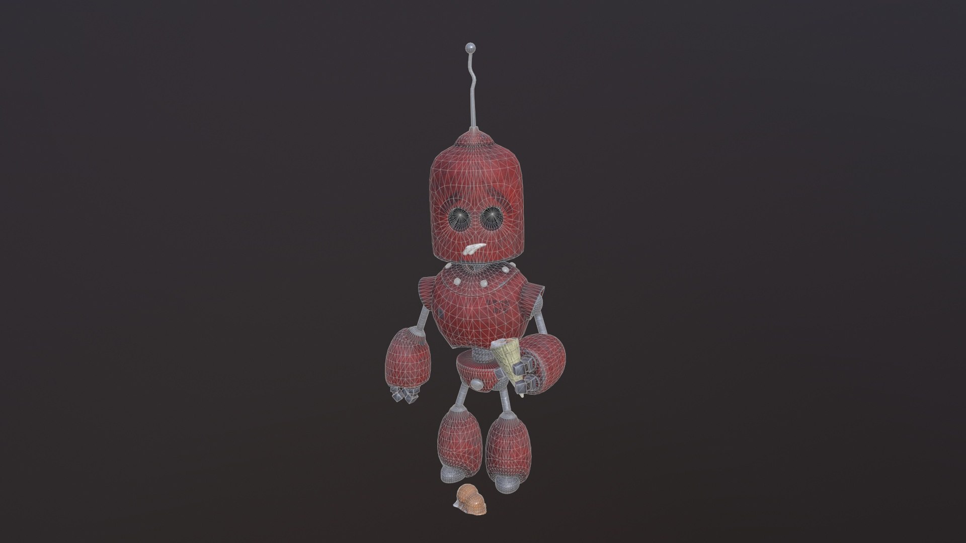 3D Sad Robot model - TurboSquid 2171570