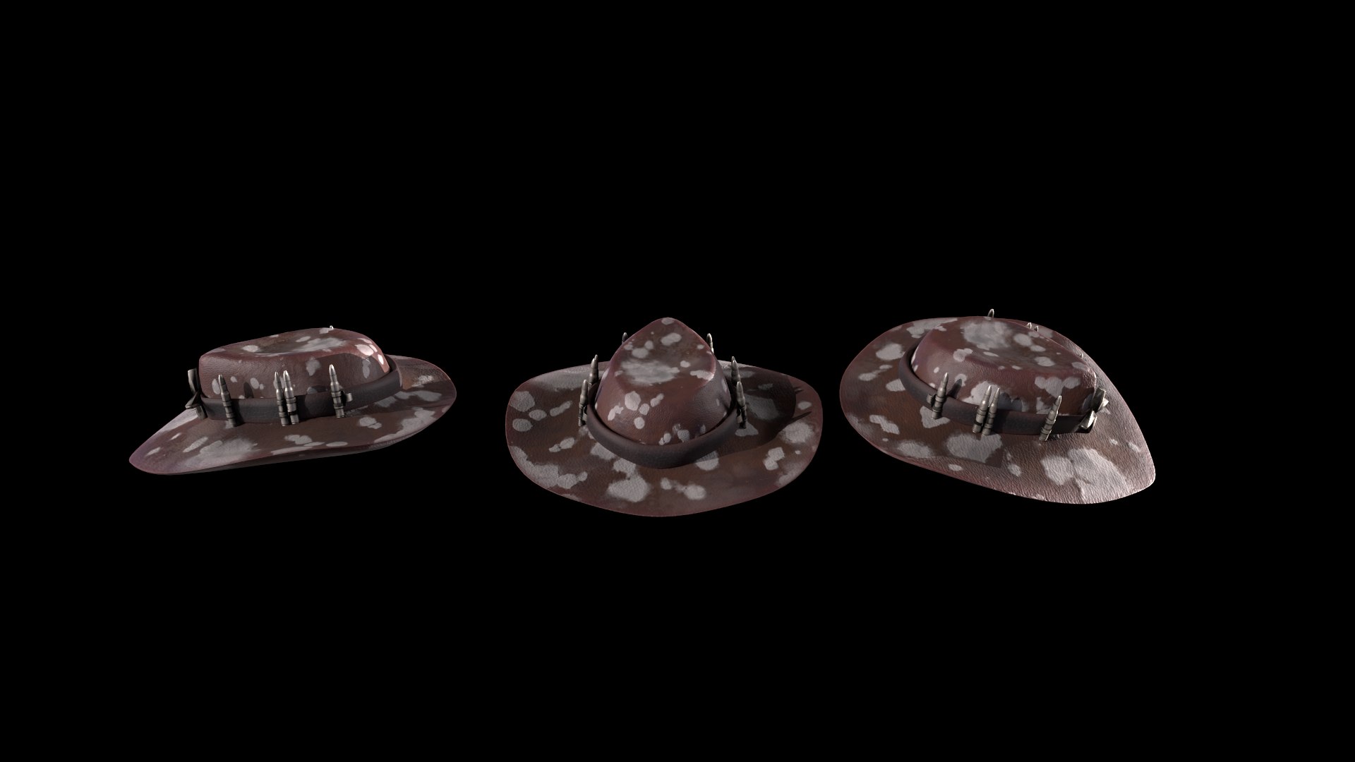 3D Cowboy Hat Pack Model - TurboSquid 2392938