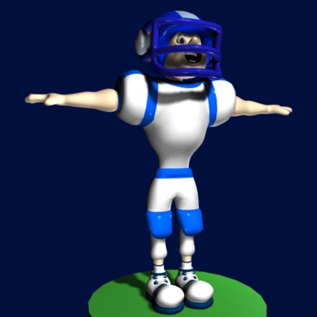 Toon Human Male 3d 3ds