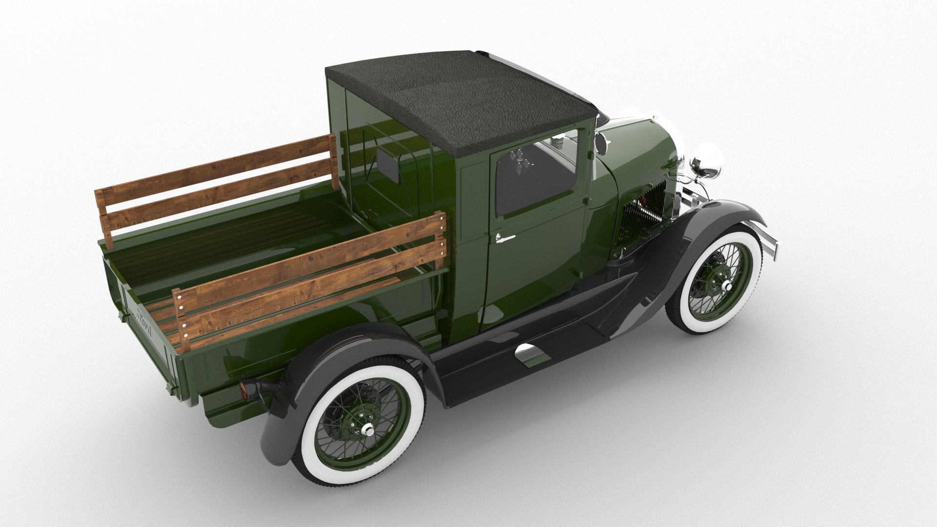 1929 Ford Model A Pickup 3D Model - TurboSquid 2075792