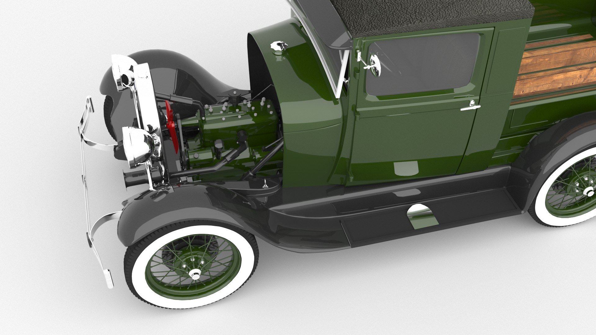 1929 Ford Model A Pickup 3D Model - TurboSquid 2075792