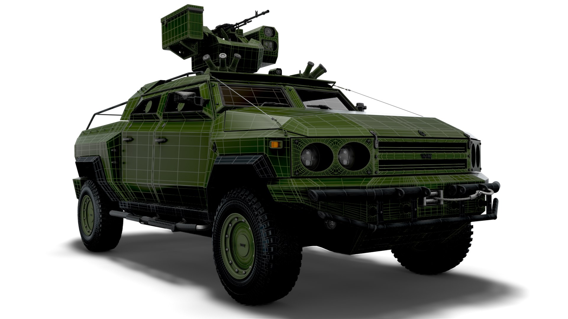 3D Generic MRAP Tkhir DKBM 2022 - TurboSquid 1953735