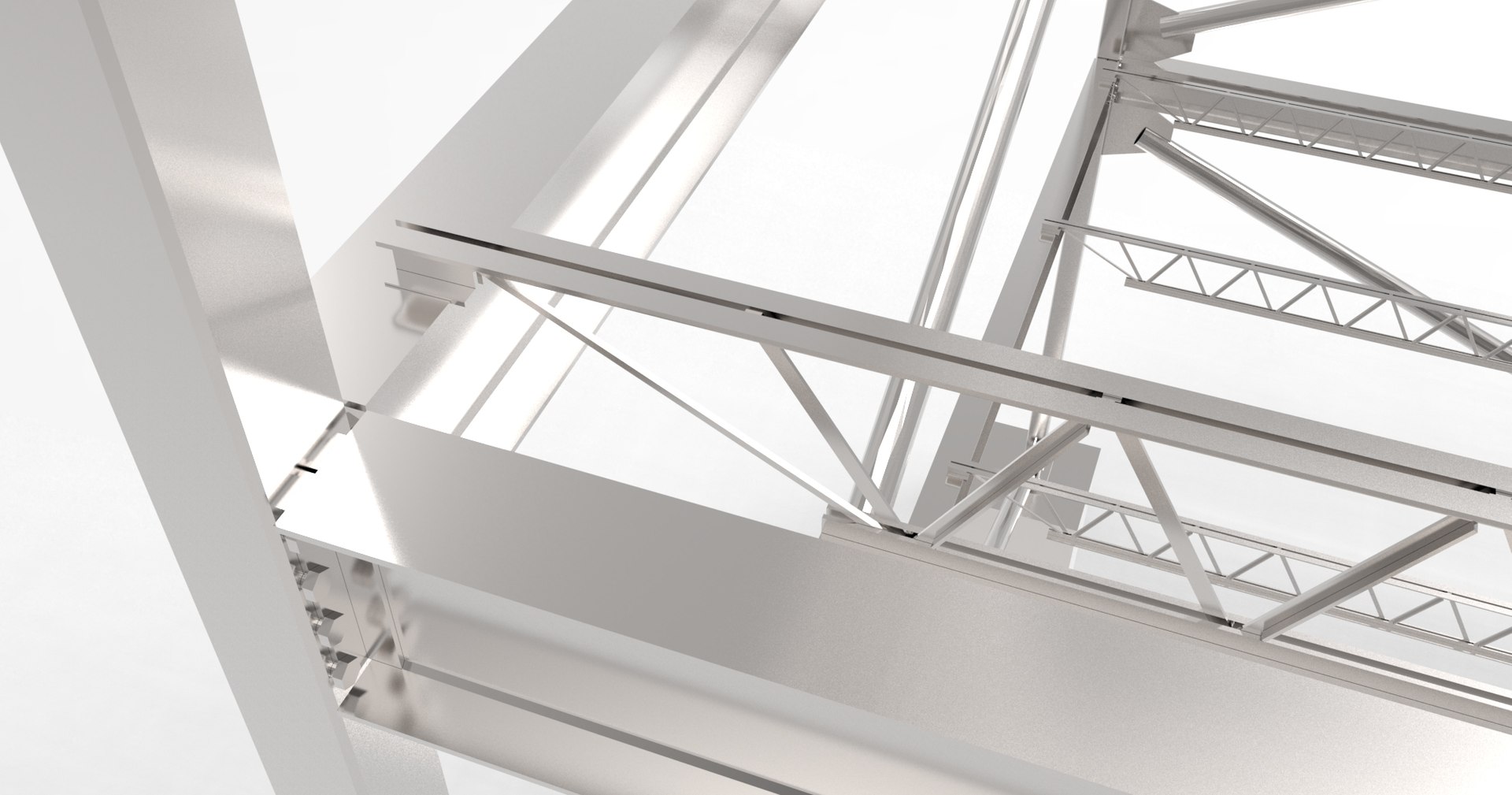 Steel Structure Tower 3d Model