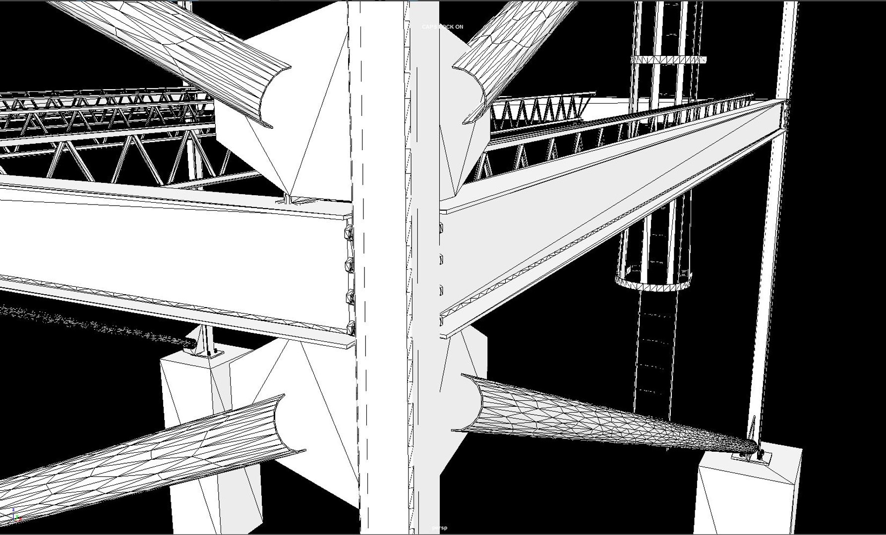 Steel Structure Tower 3d Model