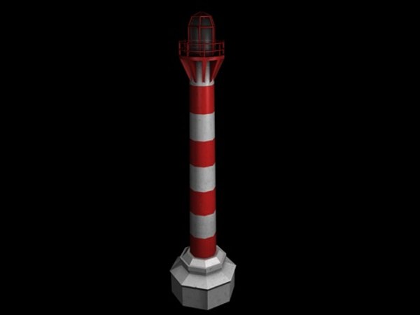free lighthouse light house 3d model