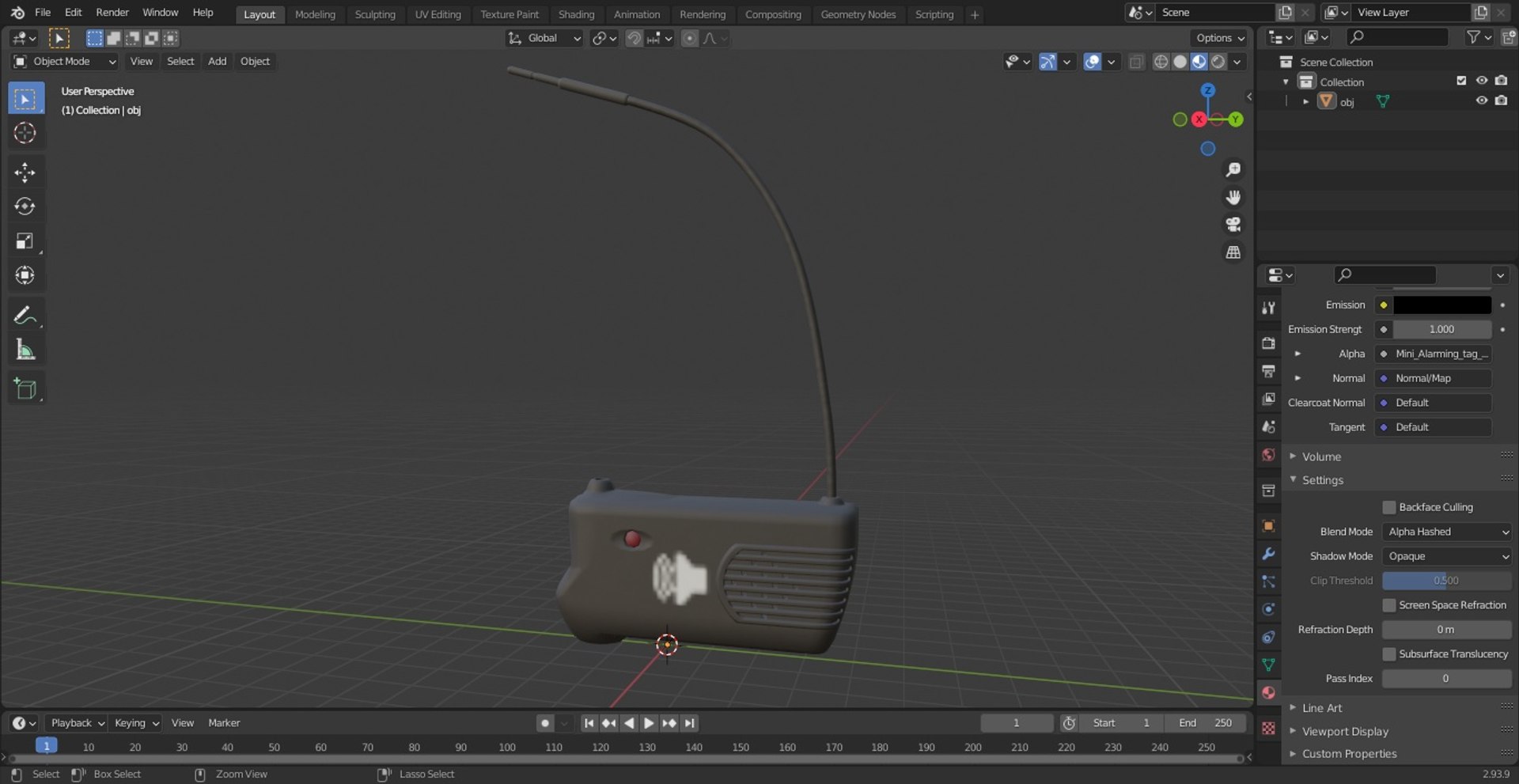 3D Mini Alarming Tag Open Model - TurboSquid 1902563 3D Mini Alarming Tag Open Model - TurboSquid 1902563