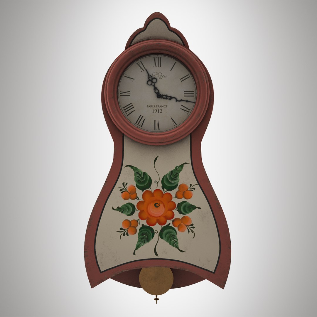 Wall Clock 3d Model