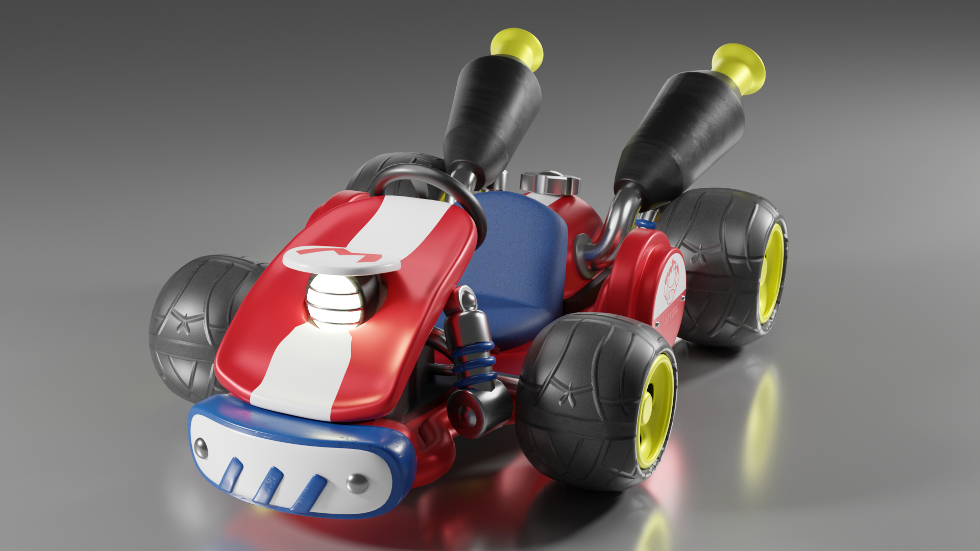 Mario Kart World - Basic Kart 3D - TurboSquid 2389599