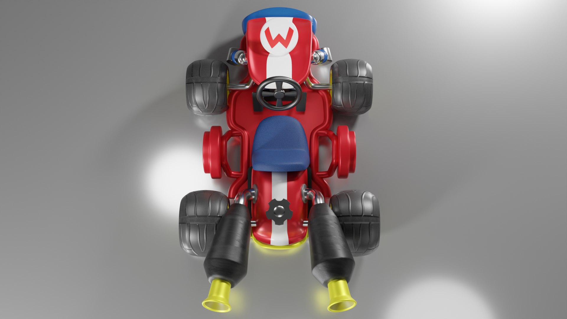 Mario Kart World - Basic Kart 3D - TurboSquid 2389599