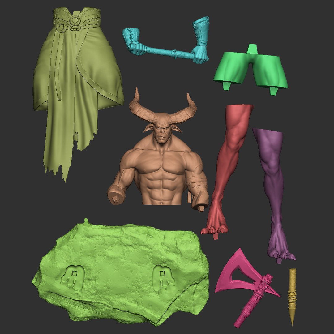 3D Horned Wolfman 3d Print Ready Model - TurboSquid 2037507