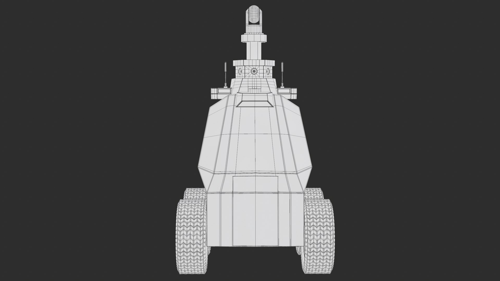 Xavier Police Patrol Robot PBR Model - TurboSquid 2012365
