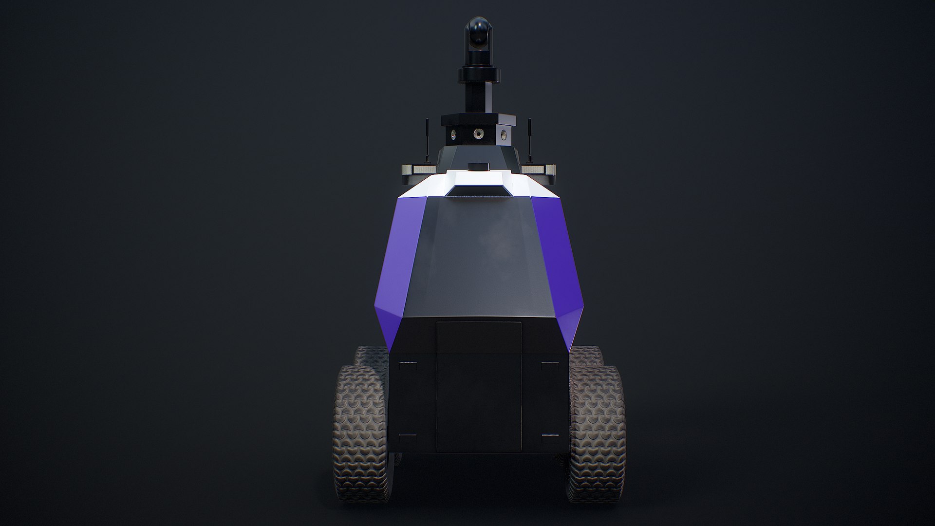 Xavier Police Patrol Robot PBR Model - TurboSquid 2012365
