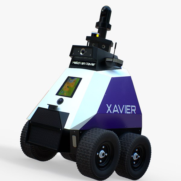 Xavier Police Patrol Robot PBR model - TurboSquid 2012365
