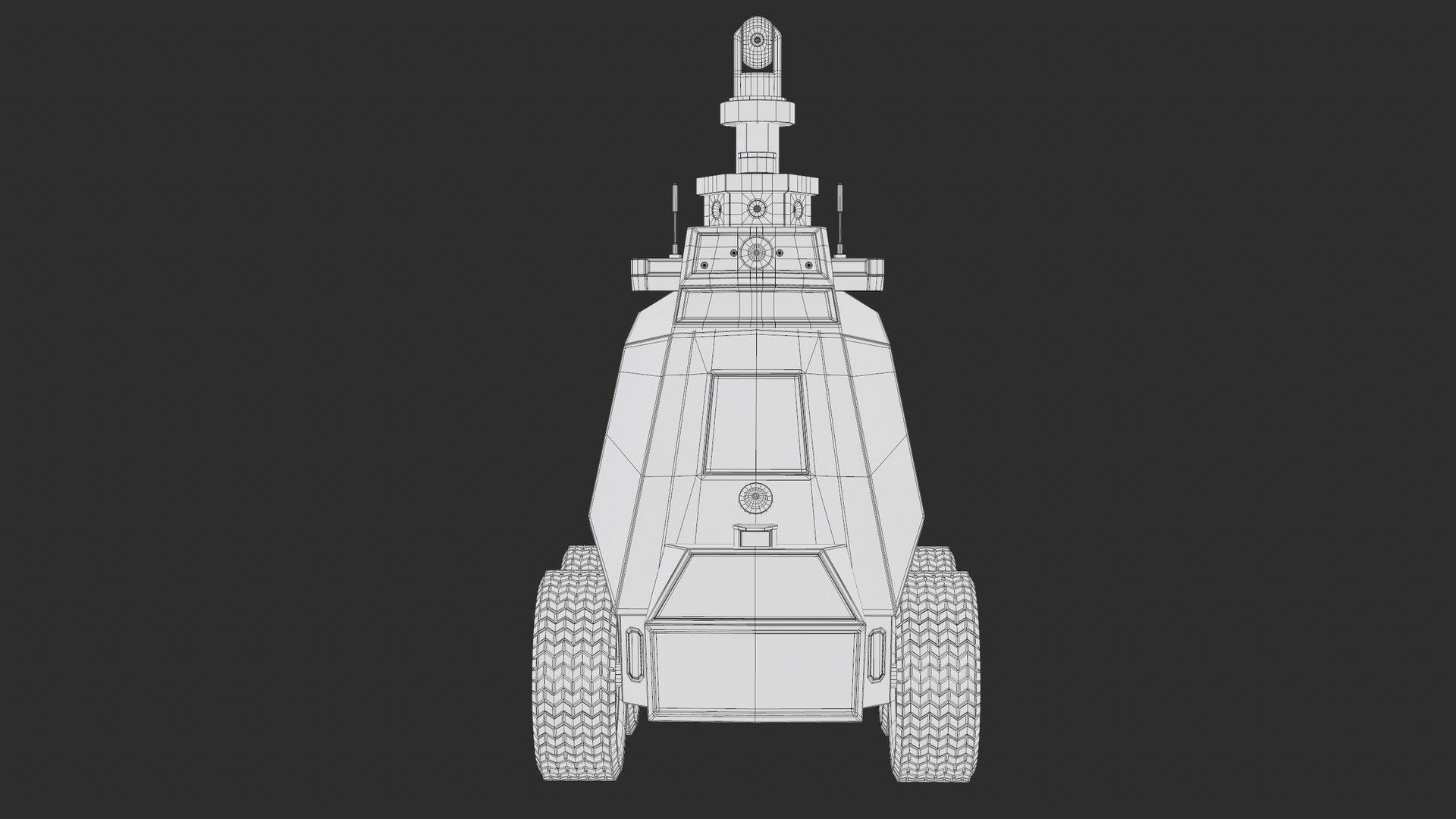 Xavier Police Patrol Robot PBR Model - TurboSquid 2012365