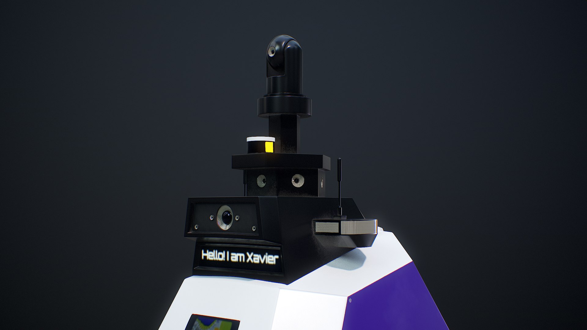 Xavier Police Patrol Robot PBR Model - TurboSquid 2012365